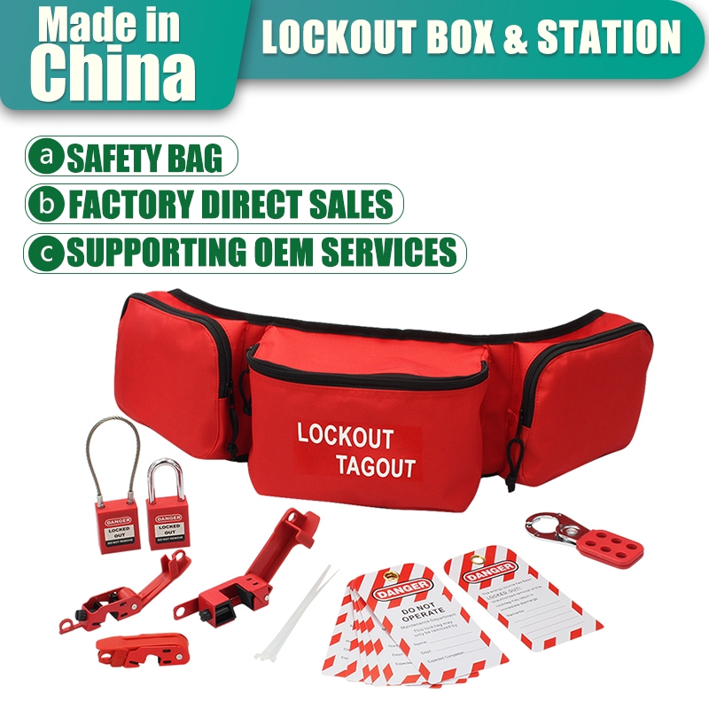 Industrial Safety Lock Combination Kit Lock Bag Engineering Equipment ...
