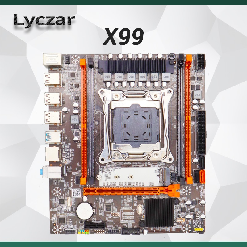 X99 D4 Motherboard 2011-3 USB3.0 NVME M.2 Support DDR4 REG Memory Xeon ...