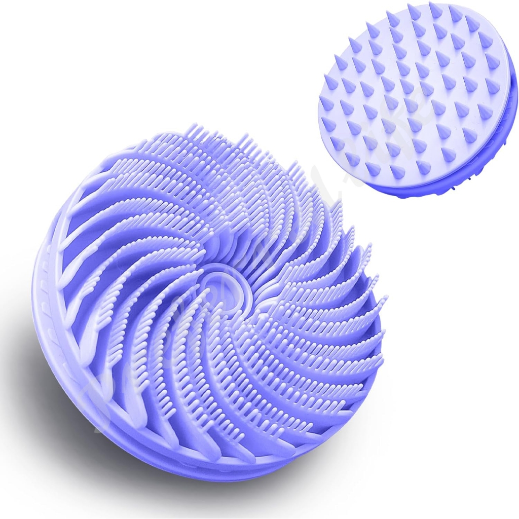 Body Scrub Bath Brush, Hand Held Non-slip, Double-Sided Soft Silicone ...