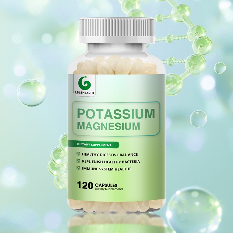 Potassium magnesium capsules support healthy muscles, brain, immune ...