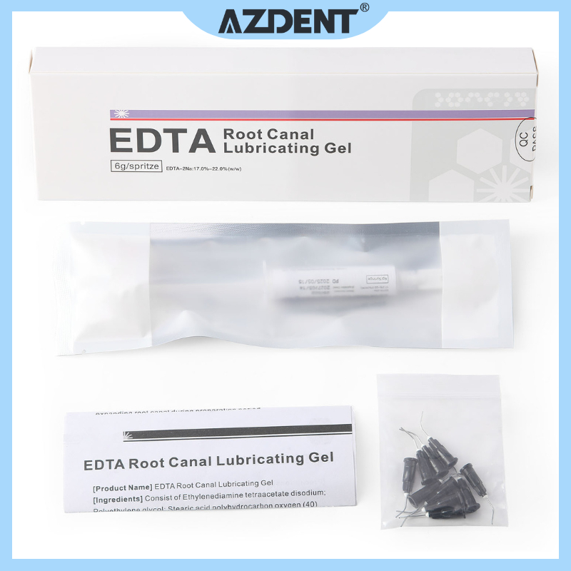 6g EDTA Endo Gel Syringe for Cleansing of Root Canal Preparation Endo ...