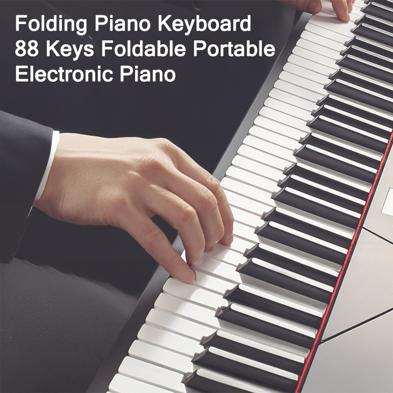 Foldable and Rechargeable Electronic Keyboard 88Keys Sensitive ...
