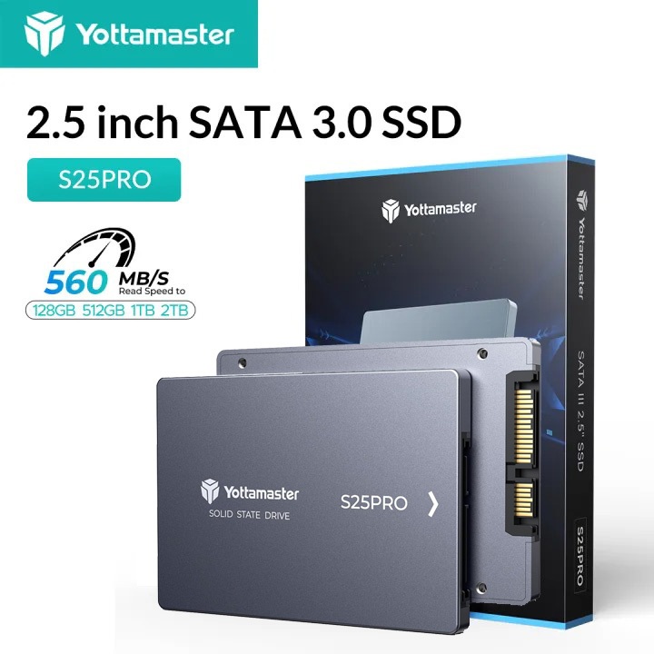 Yottamaster S25 PRO SATA SSD 128GB 256GB 512GB 2.5″ Internal Solid ...