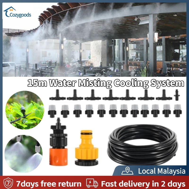 [Local delivery] 5m Water Misting Cooling System 15m Mist Sprinkler ...