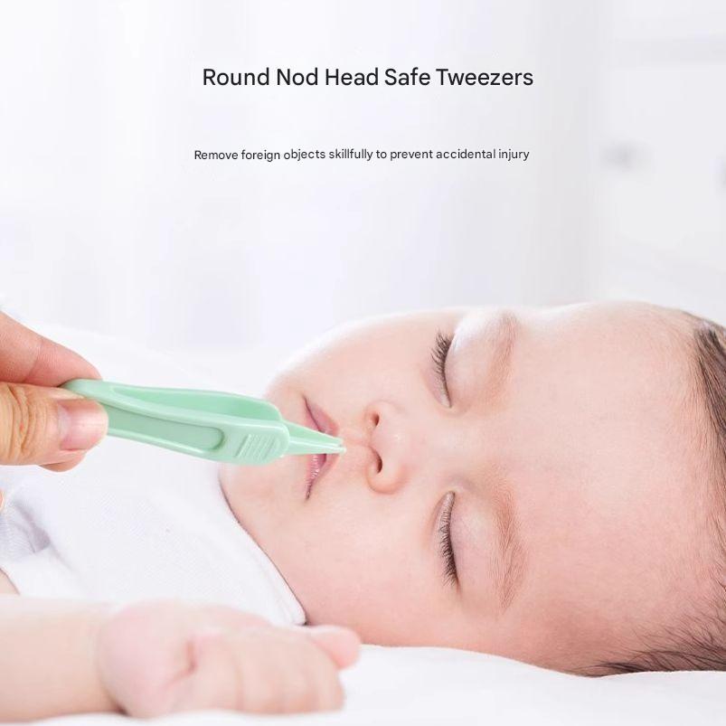 Baby Dig Booger Clip Infants Clean Nose Navel Safety Tweezer Cleaner ...