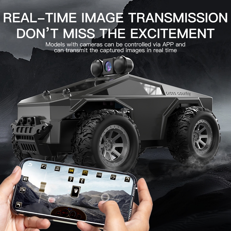 RC Car With HD Camera FPV WIFI Machine On Remote Control Stunt 1:28 2 ...