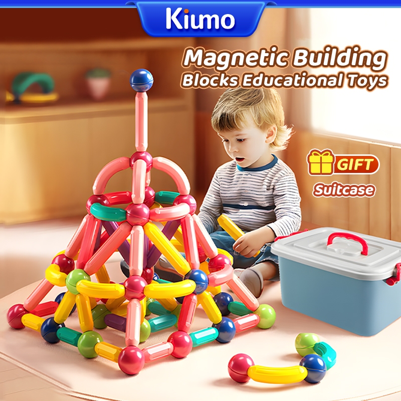 Kiumo Magnetic Building Blocks - Educational STEM Toys | Montessori ...