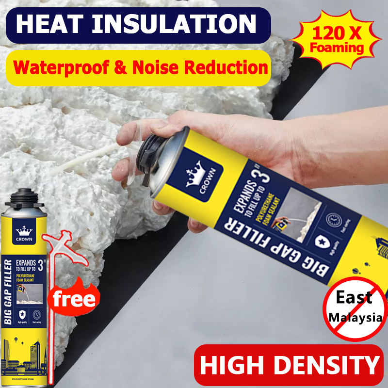CROWN Pu Foam Spray Foam Tutup Lubang Dinding Wall Filler Foam Penampal ...