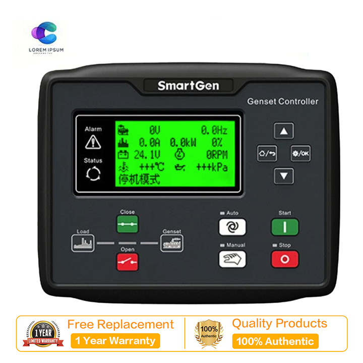 Smartgen HGM6110N electric automatic remote lcd display diesel generator auto start control ...