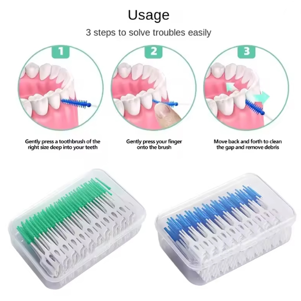 40Pcs/set Super Soft ortho brush Cleaning Toothbrush Teeth Care ...