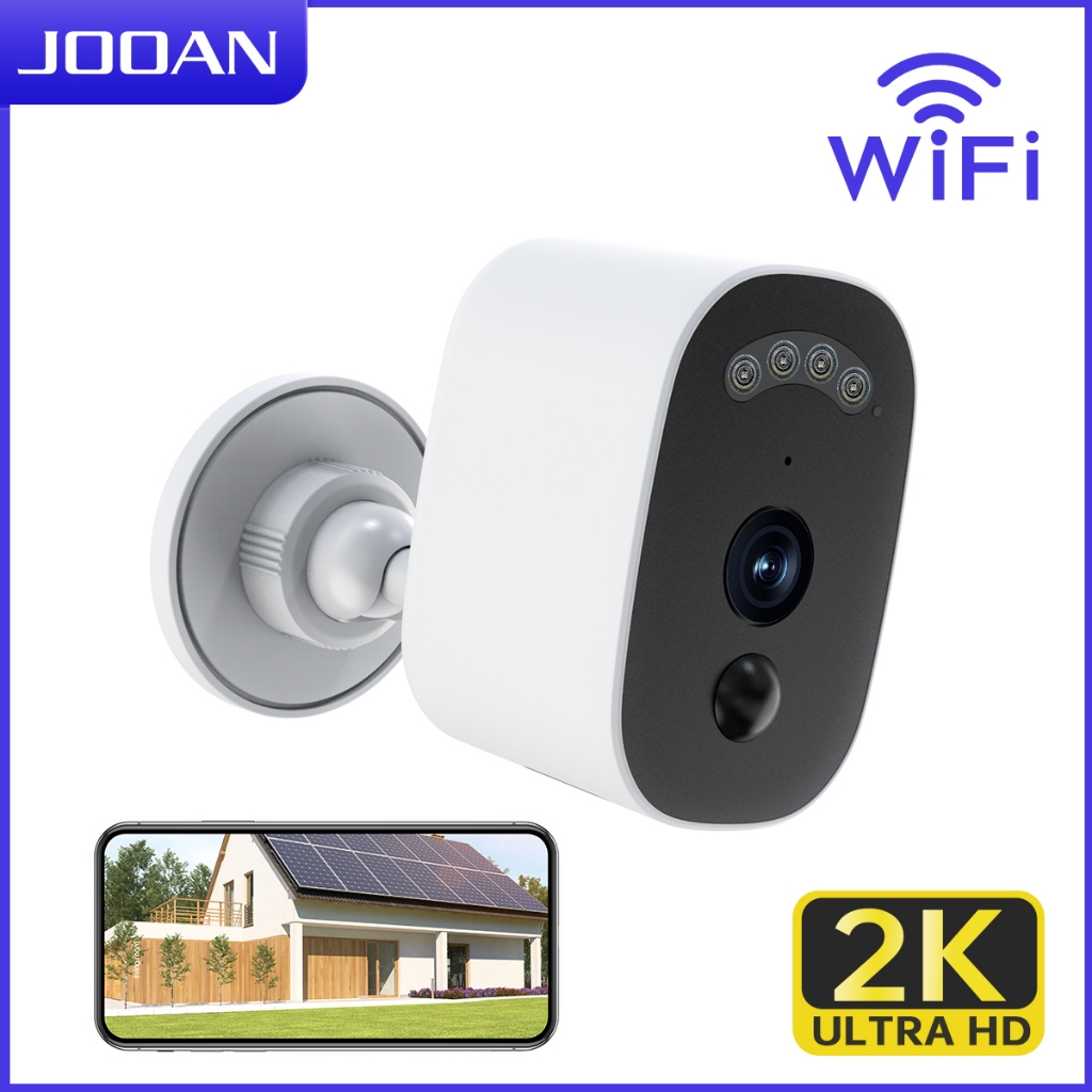 JOOAN 2K HD IP Camera Outdoor WiFi Surveillance Camera Human Detect ...
