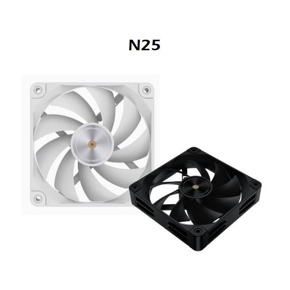 COOLLEO N25 120mm case fan PWM for PC cases and coolers and heat sinks | Shopee Malaysia