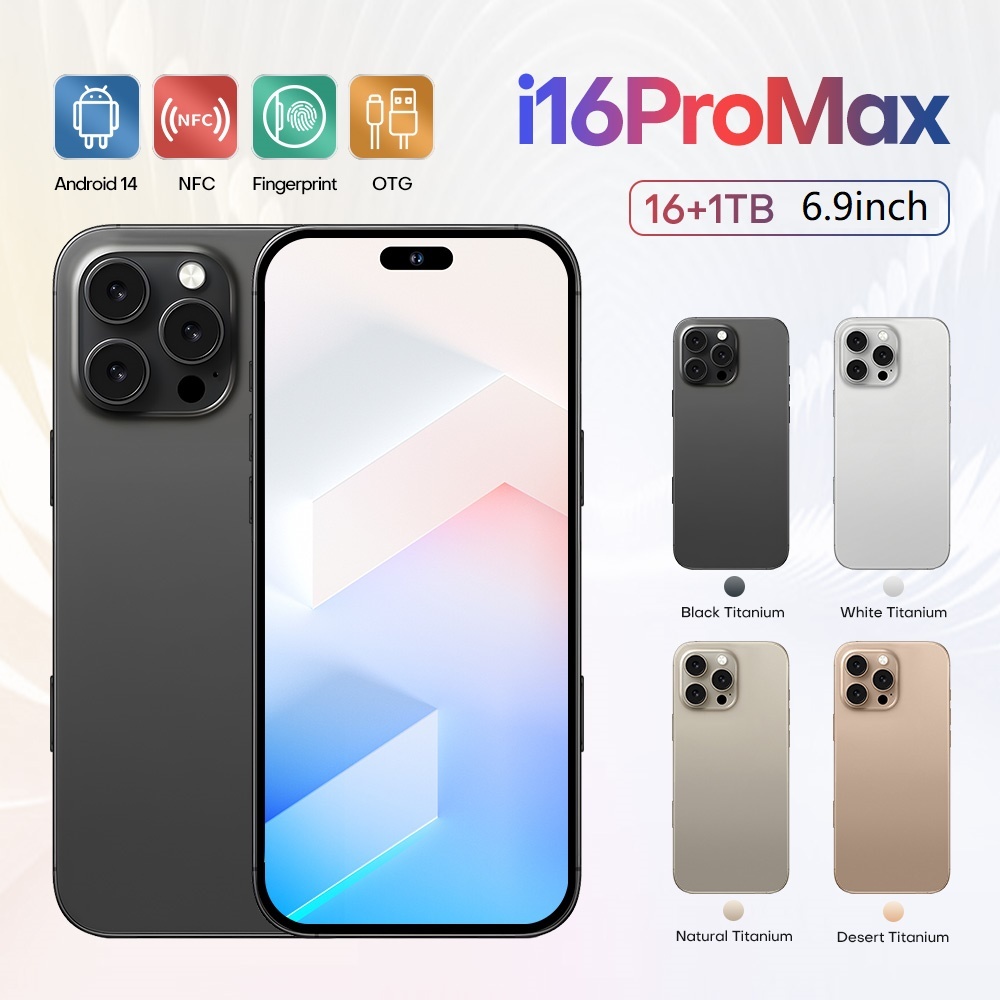 A88A-A16 PM 5G 1:1 Smartphone 6.9inch Full Screen Memory 16GB+1TB ...