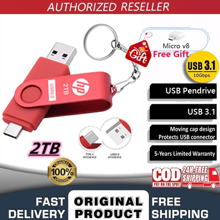 2TB USB Micro Type-c Flash Drive usb flash drive hard disk type c ...