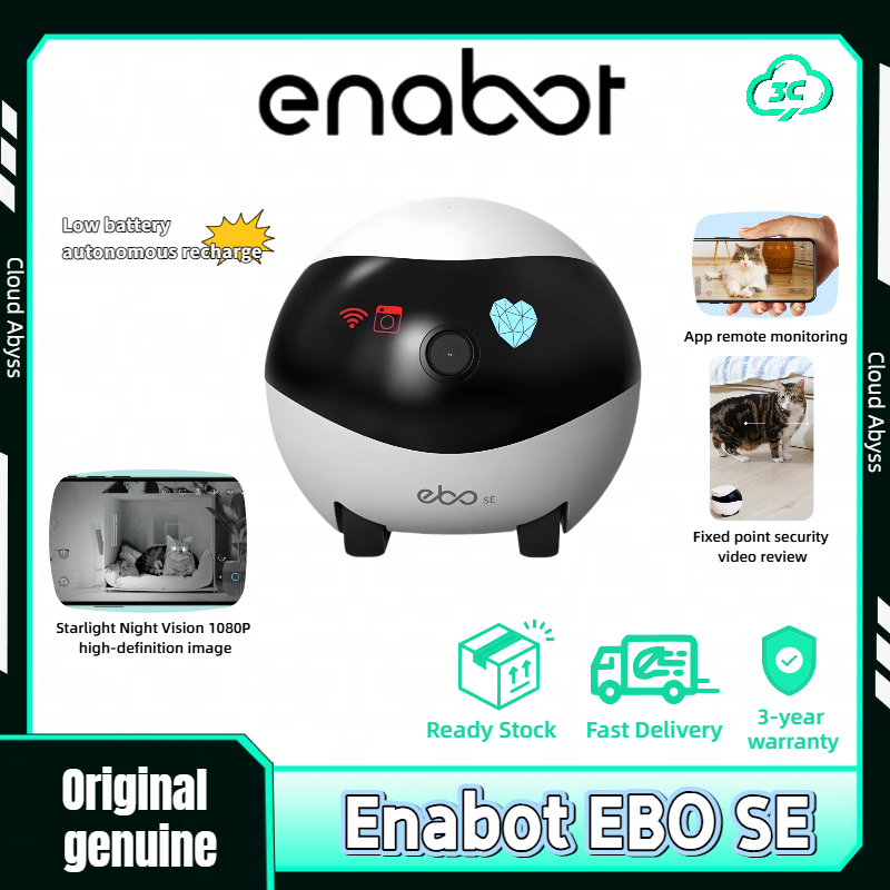 Enabot EBO SE Whole House Mobile Monitoring Camera Remote Control ...