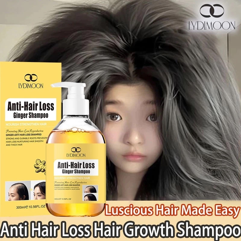 shampoo rambut gugur Ginger shampoo Hair growth shampoo 300ml anti hair ...