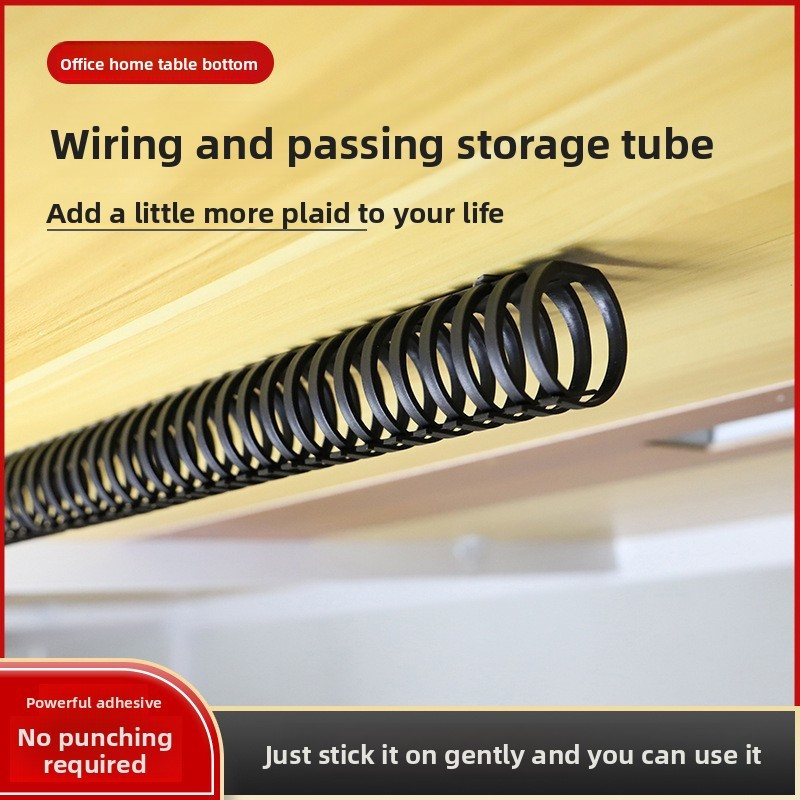 Under Desk Cable Management Organizer - Neat Workspace Solution Cord ...