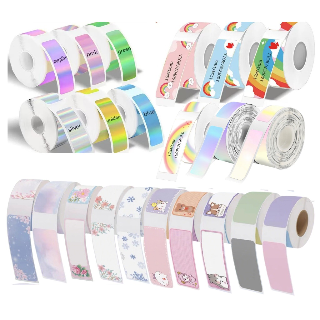 Marklife P15/P12/P50 Phomemo D30 White and color Gap Label for12mm to ...