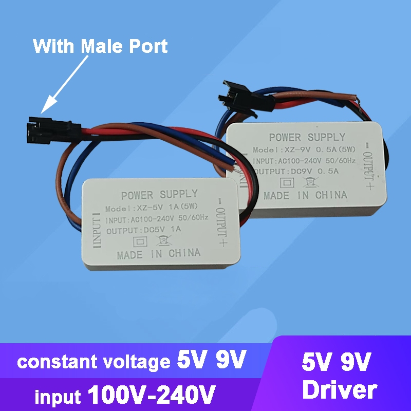 Input AC 110V - 220V Constant Voltage 5V 9V Led Power Supply Driver for ...