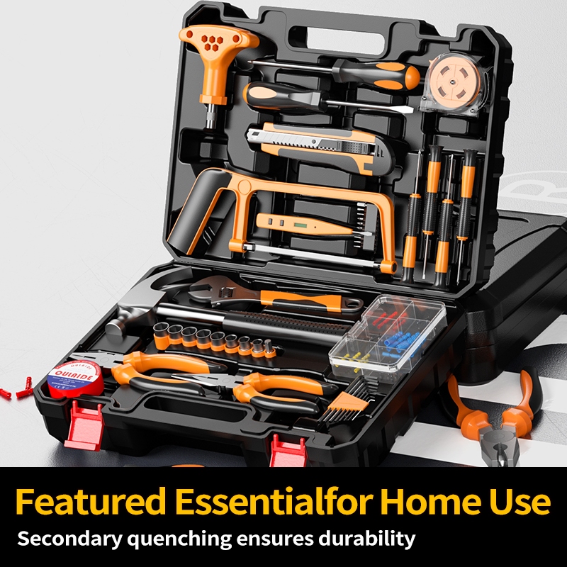 Household Hardware Hand Combination Tool Box Set Ratchet Spanner ...