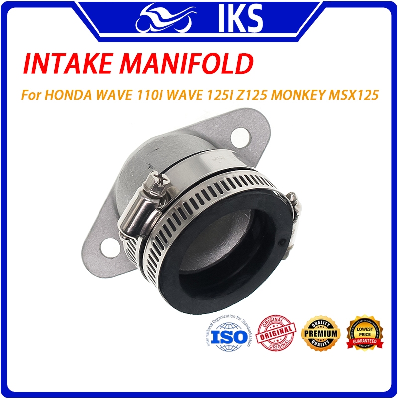 IKS Intake Manifold 28mm For HONDA WAVE 110i WAVE 125i Z125 MONKEY ...