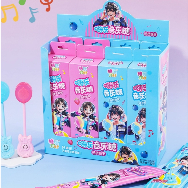 Happy Music Lollipop Pop Concert Singing Lollipop Strawberry Fruit ...