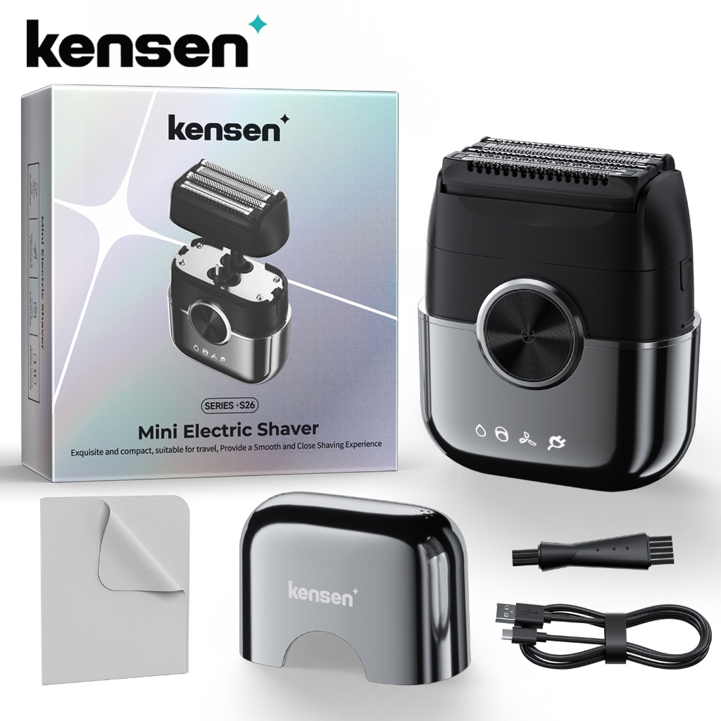 Kensen Mesin Cukur Janggut Electric Shaver 100% Waterproof 4 Flexible ...