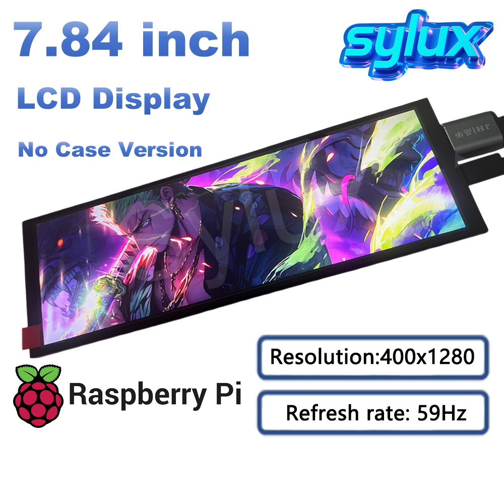 7.84 Inch Portable Monitor 1280X400 LCD Display Panel MIPI HDMI Driver ...