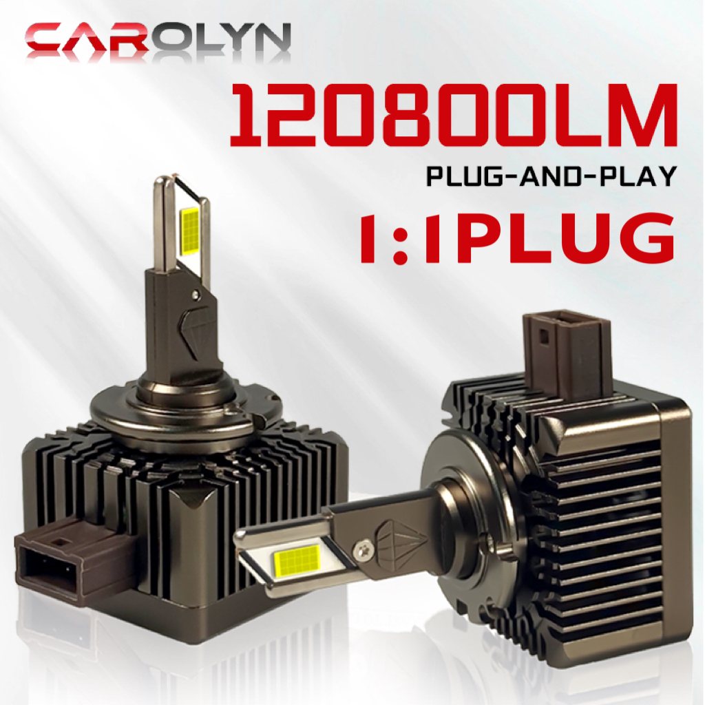 CAROLYN 100W D1S LED Car Headlights HID Bulbs D3S D2S D4S D5S D8S D1R D3R 6500K Auto Lamp 1:1 ...