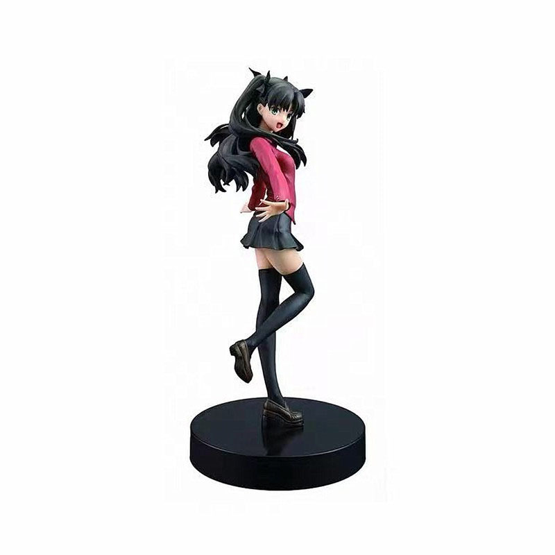 20cm Anime FATE STAY NIGHT Tohsaka Rin FGO Station Model Toy Collection ...