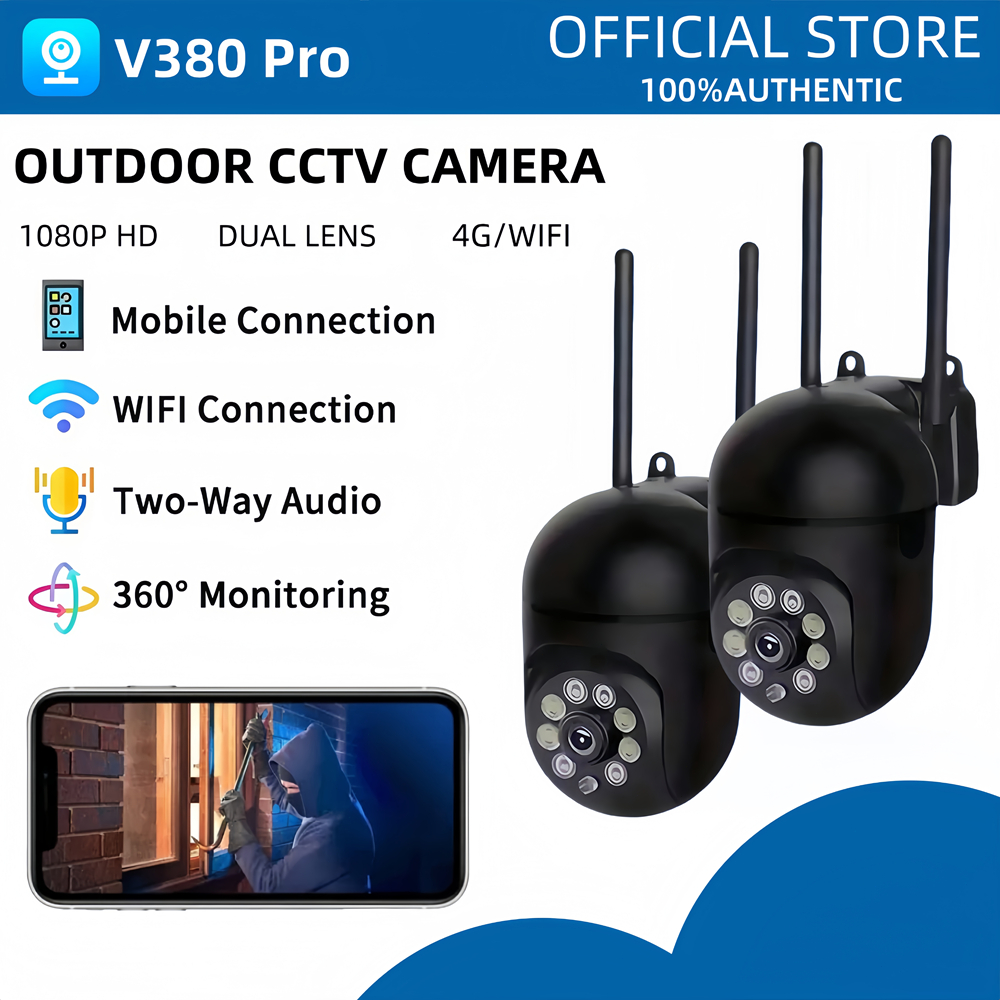 V380 PRO BUY 1 TAKE 1 1080P Camera IP66 Waterproof CCTV With Auto ...