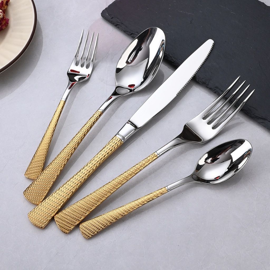 Fishtail Grain Handle 304 Stainless Steel Tableware European Style ...