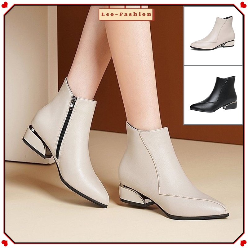 Korean Style High-End Boots Ladies Party Fashion High Heels Soft ...