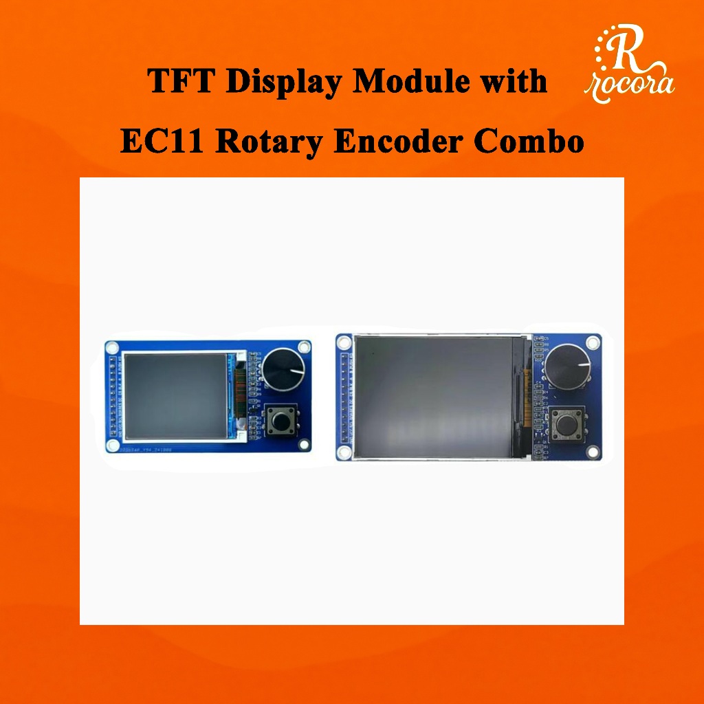 1.8/2.4 Inch TFT LCD Display Module with EC11 Rotary Encoder–SPI ...