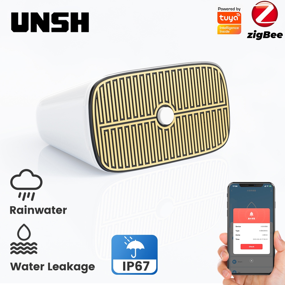 Tuya Zigbee Smart Rain Sensor For Outdoor Wireless Real-Time Rain ...
