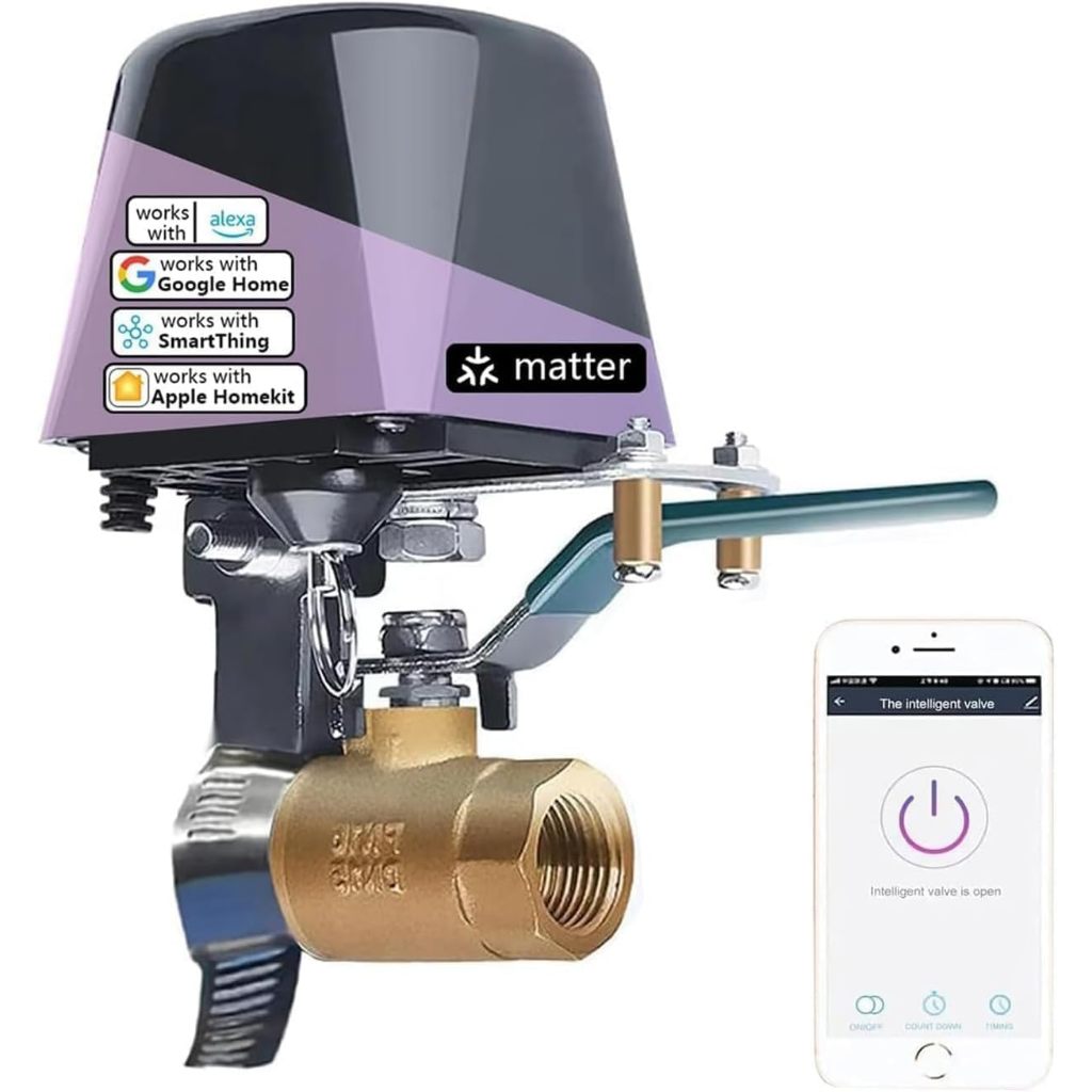 UseeLink Matter Water Valve smart switch tuya Smart Water Valve Shutoff ...