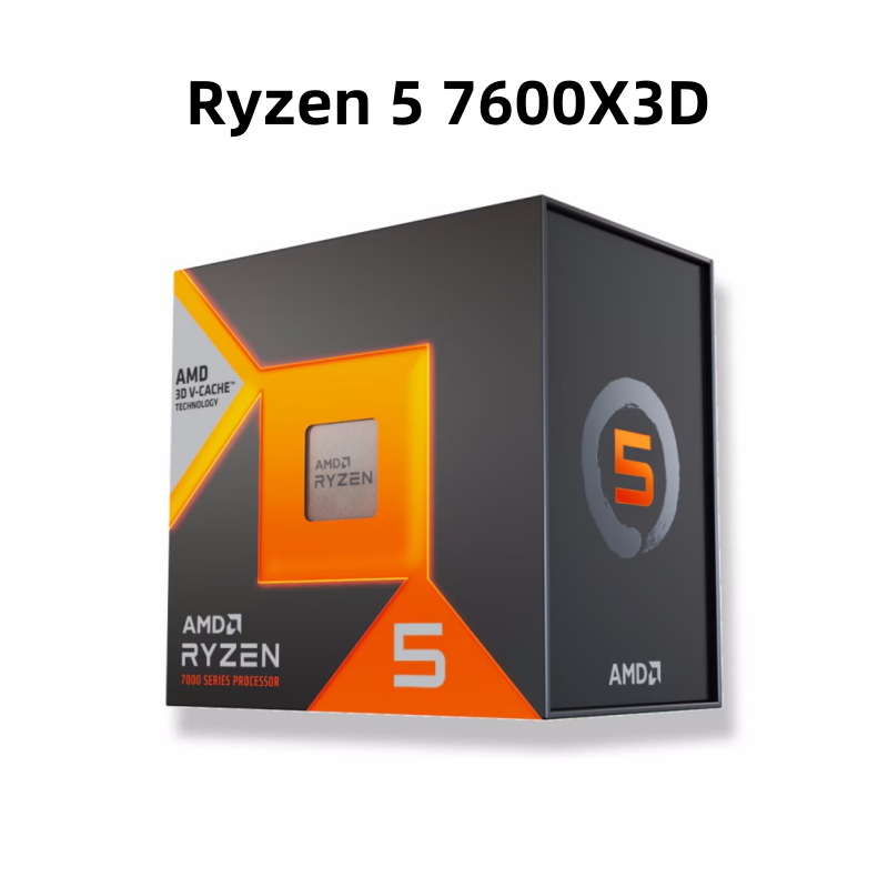 AMD Ryzen 5 7600X3D Desktop Processor New With Box 4.1 GHz 6-Cores AM5 ...