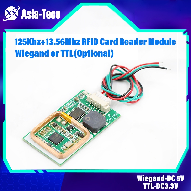 125Khz+13.56Mhz RFID Module TK4100 EM ID+IC M1 Dual Frequency Wiegand ...