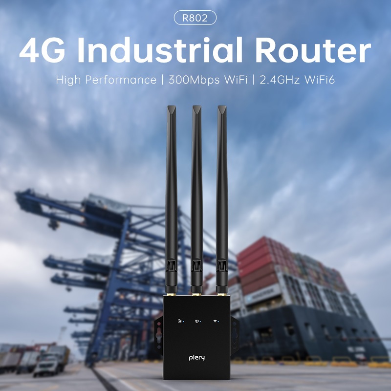 Plery WiFi6 Industrial SIM Card Router AX300 4G LTE Router SIM card ...