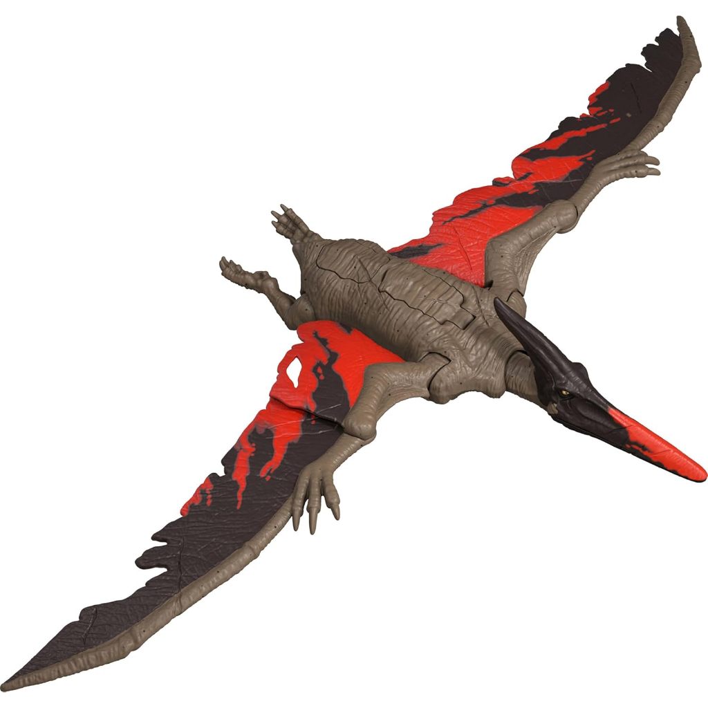 Mattel Jurassic World Dinosaur Toy, Pterodactyl, Roaring Sound and ...