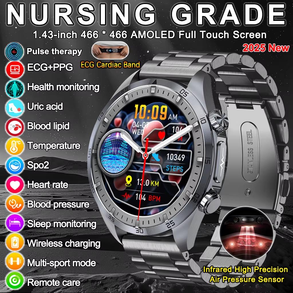 New Pulse Therapy Smart Watch ECG+PPG Micro Physical Examination ...