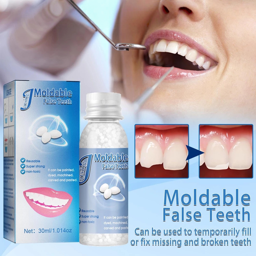 DIY Plastic dentures 30ml temporary restoration silicone DIY temporary ...