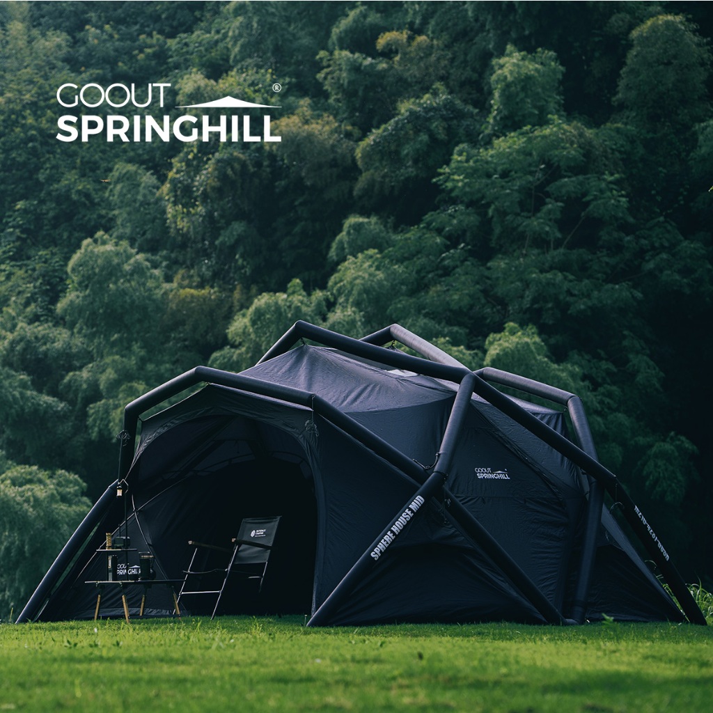 Springhill Inflatable Dome Tent - 4-6 Person Camping Tent, PU2000 ...