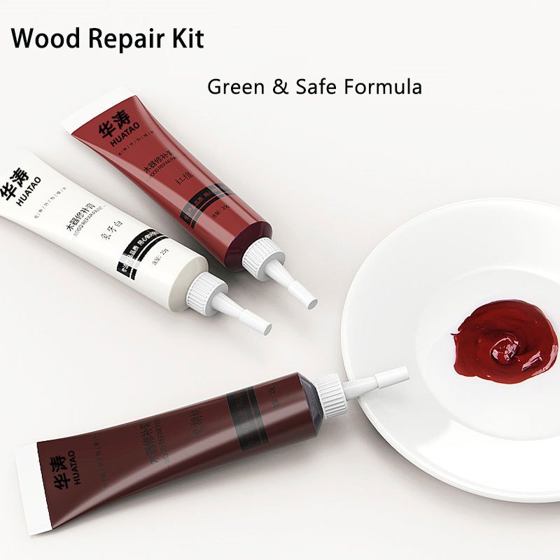 HomeSee Wood Repair Kit - Fix Scratches, Chips, Dents on Furniture ...