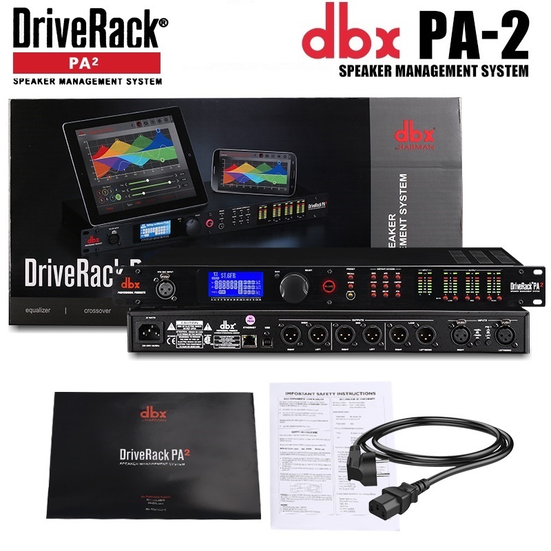 DBX DriveRack PA2 Professional Audio Processor, 2/3 Input 6 Output Direction Support Driver ...