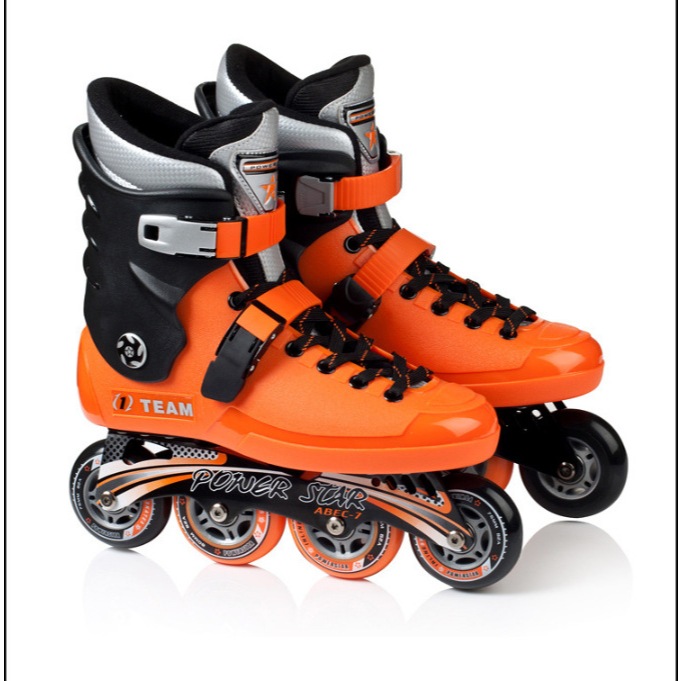 professional hard shell figure inline skate shoe adult man street urban ...
