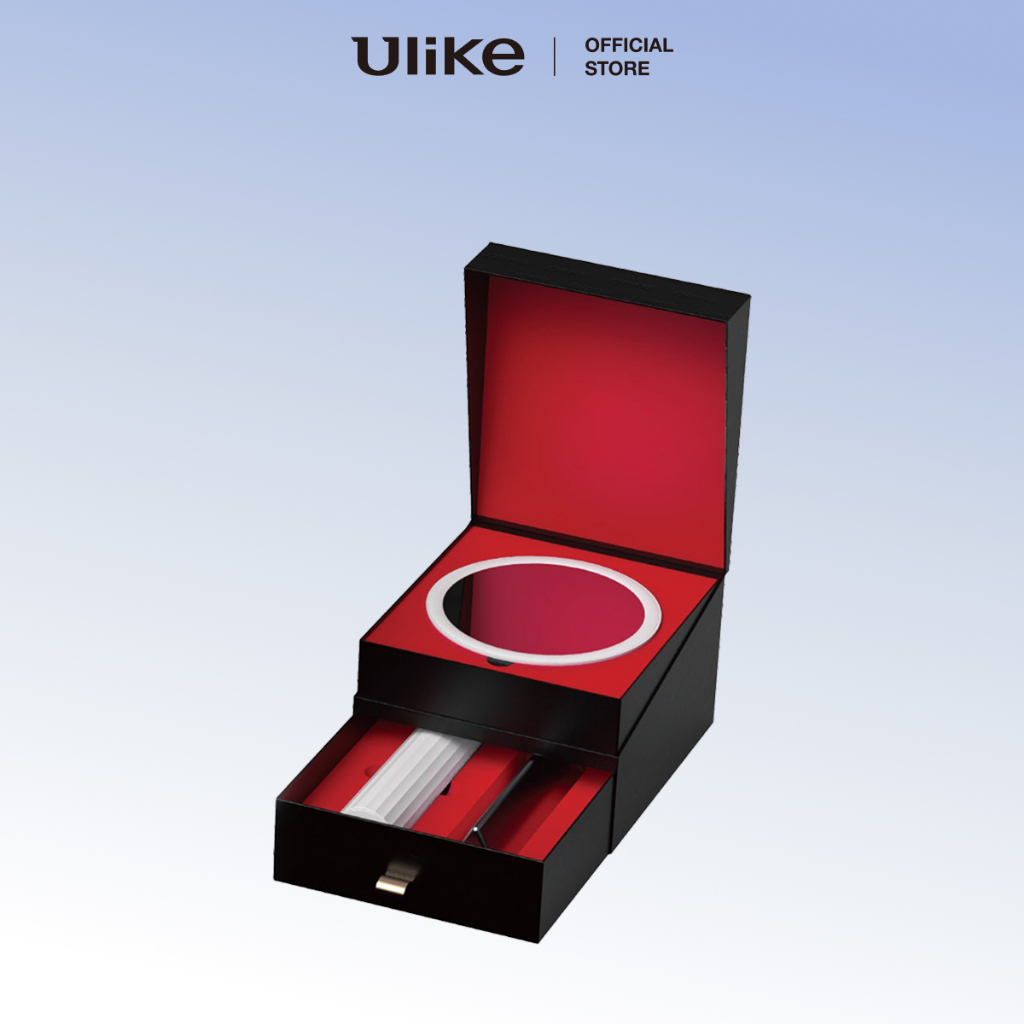 Ulike Makeup Mirror and brushes gift box | Shopee Malaysia