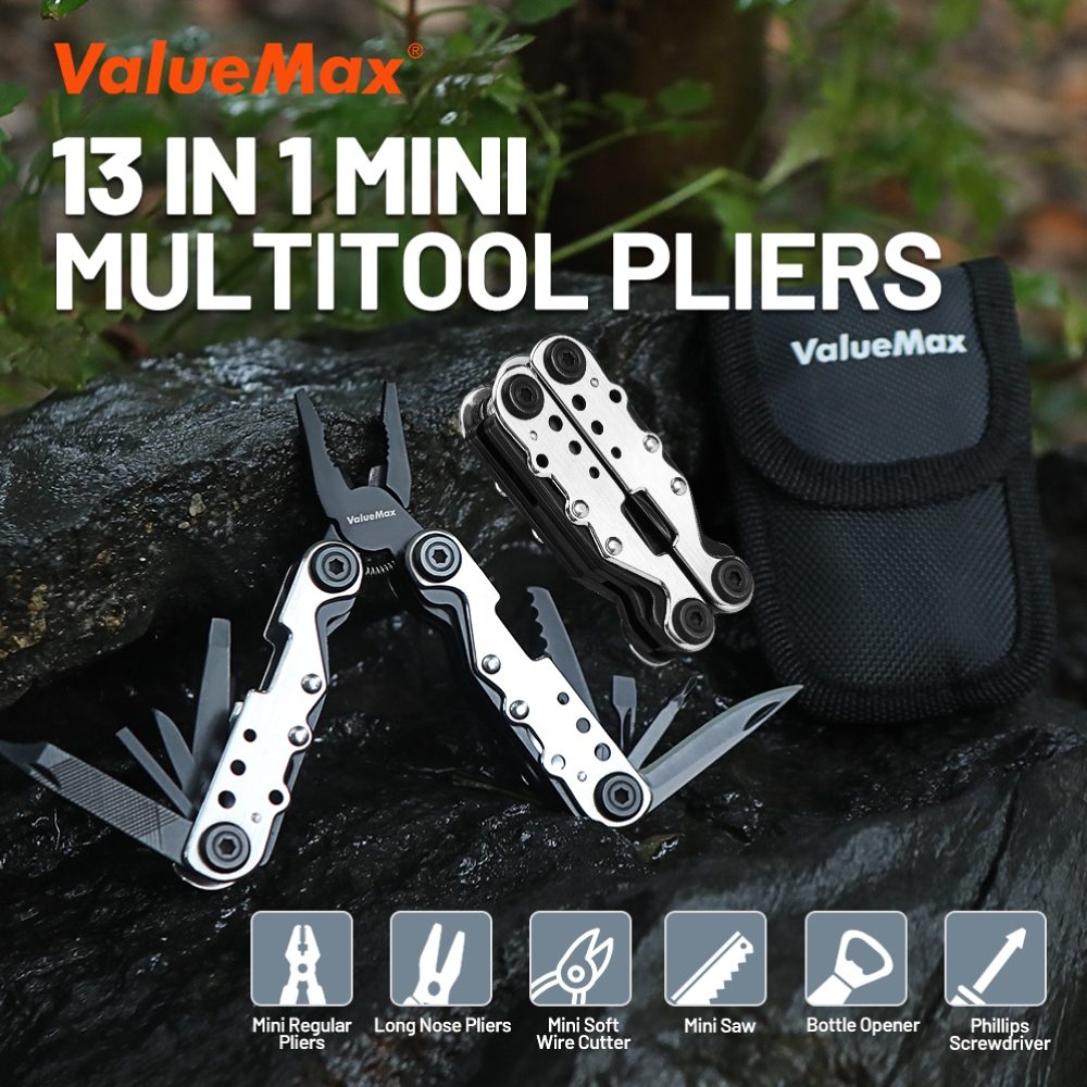 Valuemax 13 in 1 Multi Tools Outdoor Pocket Mini Portable Tools multi ...