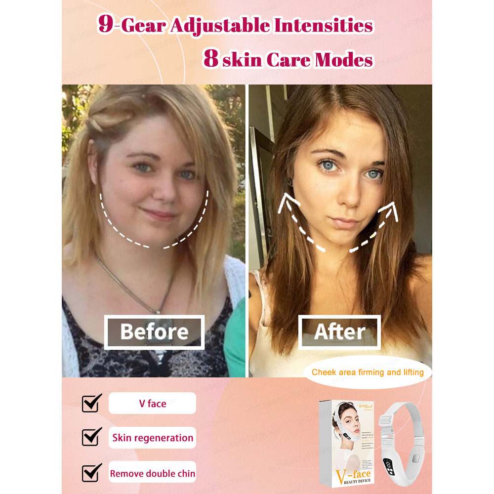 【Imported from Japan】Facial slimming device, fast face slimming, V ...