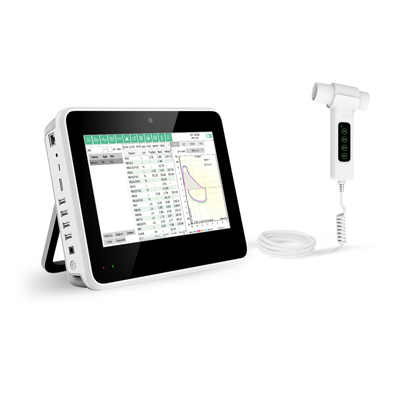 SP100A WiFi Digital Spirometer Portable Pulmonary Function Tester Mulit ...